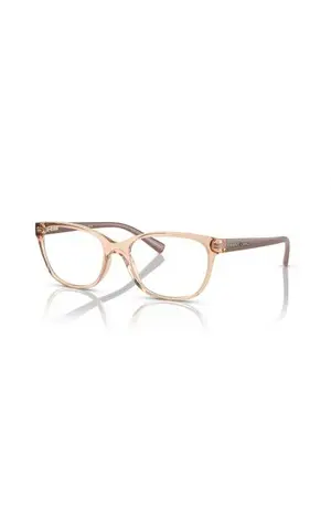 Armani Exchange 53mm Cat Eye Optical Glasses - Gold