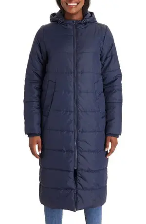 MODERN ETERNITY Leia 3-in-1 Bomber Maternity Puffer Jacket Navy