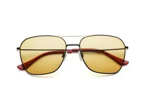 CADDIS Hooper Reading Glasses - Polished Gold Yellow