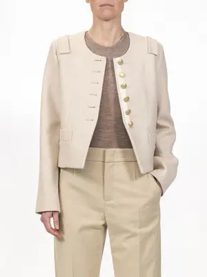 CALLAS MILANO Aubrey Cropped Jacket - Beige