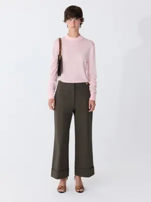CALLAS MILANO Brody Cropped-cuff Pant - Forest