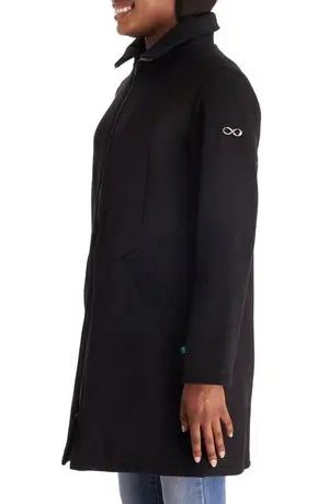 MODERN ETERNITY Khloe 3-in-1 Wool-blend Maternity Coat - Black