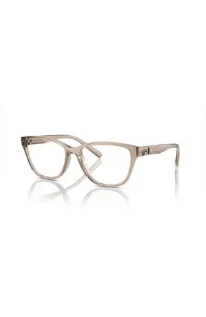 Armani Exchange 54mm Cat Eye Optical Glasses - Brown