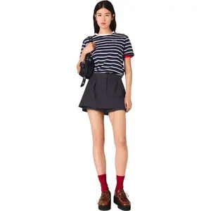 Maje Tailored Skort - Navy