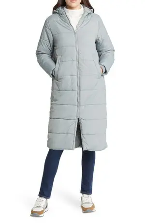 MODERN ETERNITY 3-in-1 Quilted Waterproof Maternity Puffer Coat - Graphite