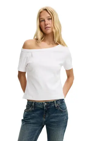 Cotton On Off The Shoulder T-shirts For Women