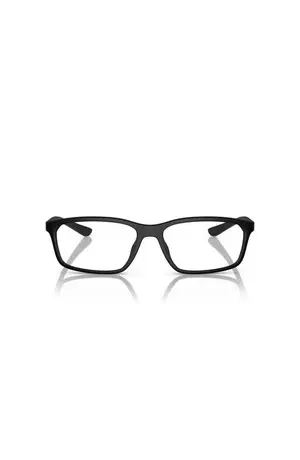 Armani Exchange Rectangle Full Rim Eyeglasses - Black