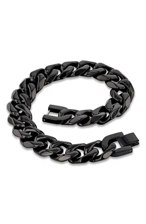 LARSON JEWELERS Stainless Steel Chain - Black