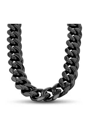 LARSON JEWELERS Stainless Steel Chain - Black