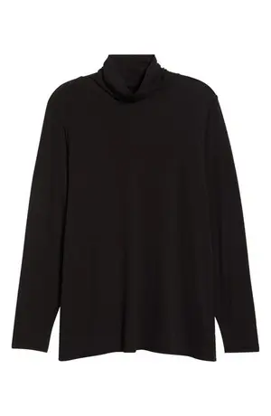Eileen Fisher Turtleneck Top - Black