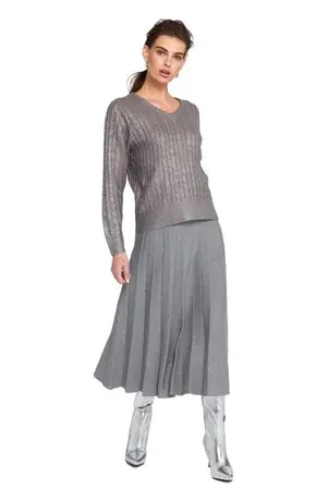 Elle Collection Ribbed Sweaters For Women