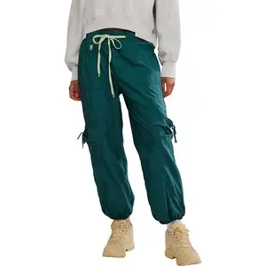 Free People High Point Hiking Joggers - Evergreen