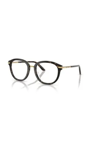 Dolce & Gabbana 50mm Phantos Optical Glasses - Tortoise