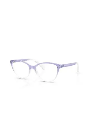 Armani Exchange 53mm Rectangle Optical Glasses - Violet