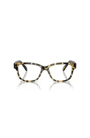 SWAROVSKI 52mm Rectangle Optical Glasses - Brown