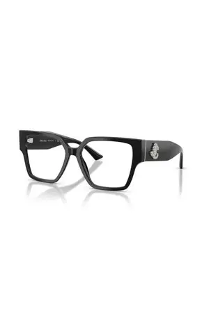 JIMMY CHOO 53mm Square Optical Glasses - Black
