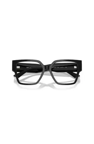 JIMMY CHOO Square Acetate Eyeglasses - Black