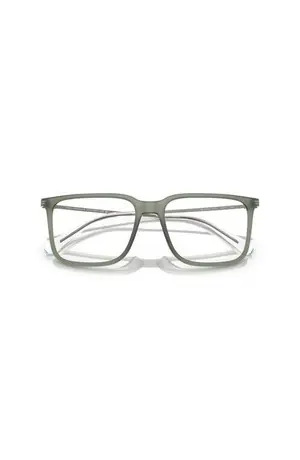 Armani Exchange 55mm Square Optical Glasses - Green