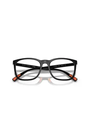Polo Ralph Lauren 54mm Rectangle Optical Glasses - Black