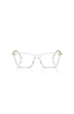 SWAROVSKI 51mm Rectangle Optical Glasses - Transparent