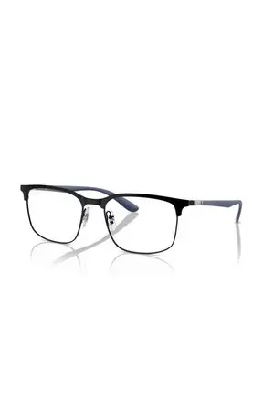 Ray-ban 57mm Square Optical Glasses - Black