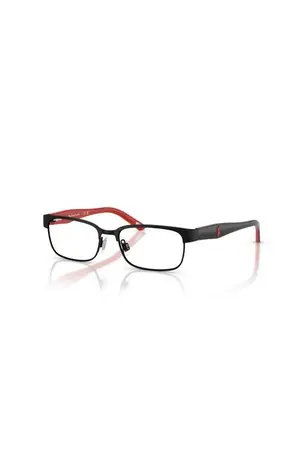 Polo Ralph Lauren 46mm Rectangle Optical Glasses - Black
