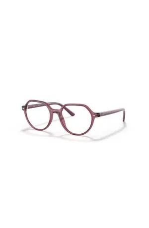 Ray-ban 47mm Square Optical Glasses - Pink