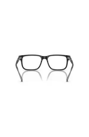 Emporio Armani 53mm Rectangle Eyeglasses - Black