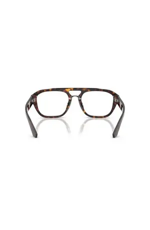 Dolce & Gabbana 55mm Pilot Optical Glasses - Tortoise