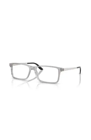 Ralph Lauren 53mm Rectangle Optical Glasses - Grey