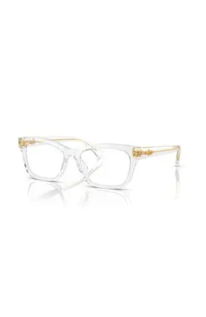 Ralph Lauren 52mm Rectangle Optical Glasses - Transparent