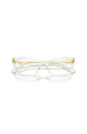 Ralph Lauren 52mm Rectangle Optical Glasses - Transparent