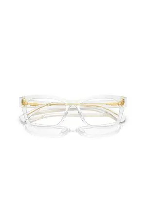 Ralph Lauren 52mm Rectangle Optical Glasses - Transparent