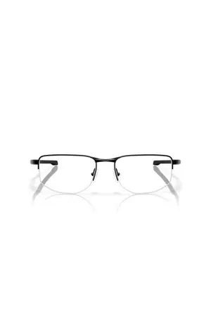 Oakley 56mm Rectangle Optical Glasses - Black