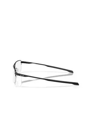 Oakley 56mm Rectangle Optical Glasses - Black