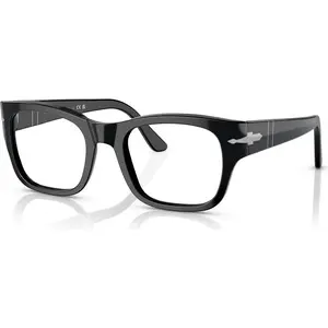 Persol Persol Rectangle Optical Glasses Black