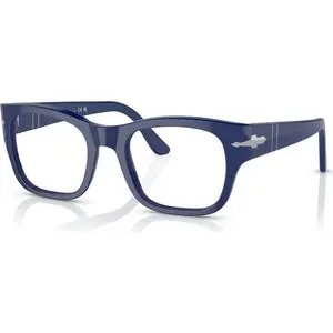 Persol Persol Rectangle Optical Glasses Blue