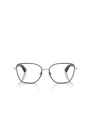 Burberry 56mm Cat Eye Optical Glasses - Black