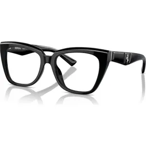 FERRARI 52mm Square Optical Glasses - Black