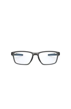 Oakley 55mm Rectangle Full Rim Eyeglasses - Grey