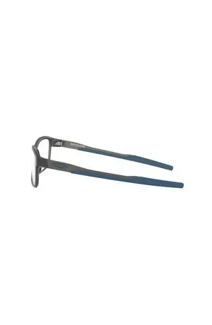 Oakley 55mm Rectangle Full Rim Eyeglasses - Grey
