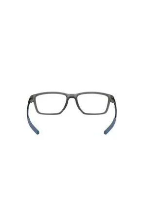 Oakley 55mm Rectangle Full Rim Eyeglasses - Grey