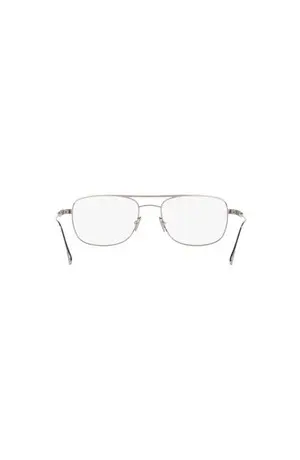 TOM FORD 54mm Square Optical Glasses - Silver