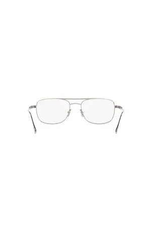 TOM FORD 54mm Square Optical Glasses - Silver