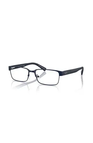 Armani Exchange 54mm Rectangle Optical Glasses - Blue