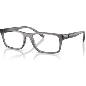 Armani Exchange 55mm Rectangle Optical Glasses - Grey