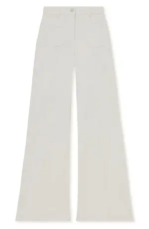 REISS Sakura Flare Jeans - Ecru