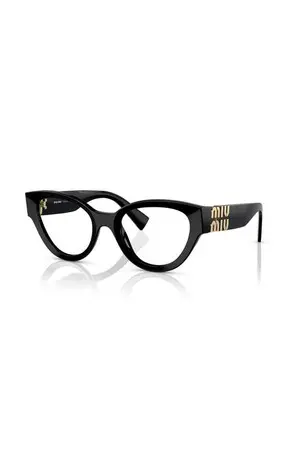 Miu Miu 52mm Phantos Optical Glasses - Black