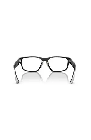 FERRARI 54mm Rectangle Optical Glasses - Black