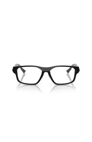 FERRARI 54mm Rectangle Optical Glasses - Black